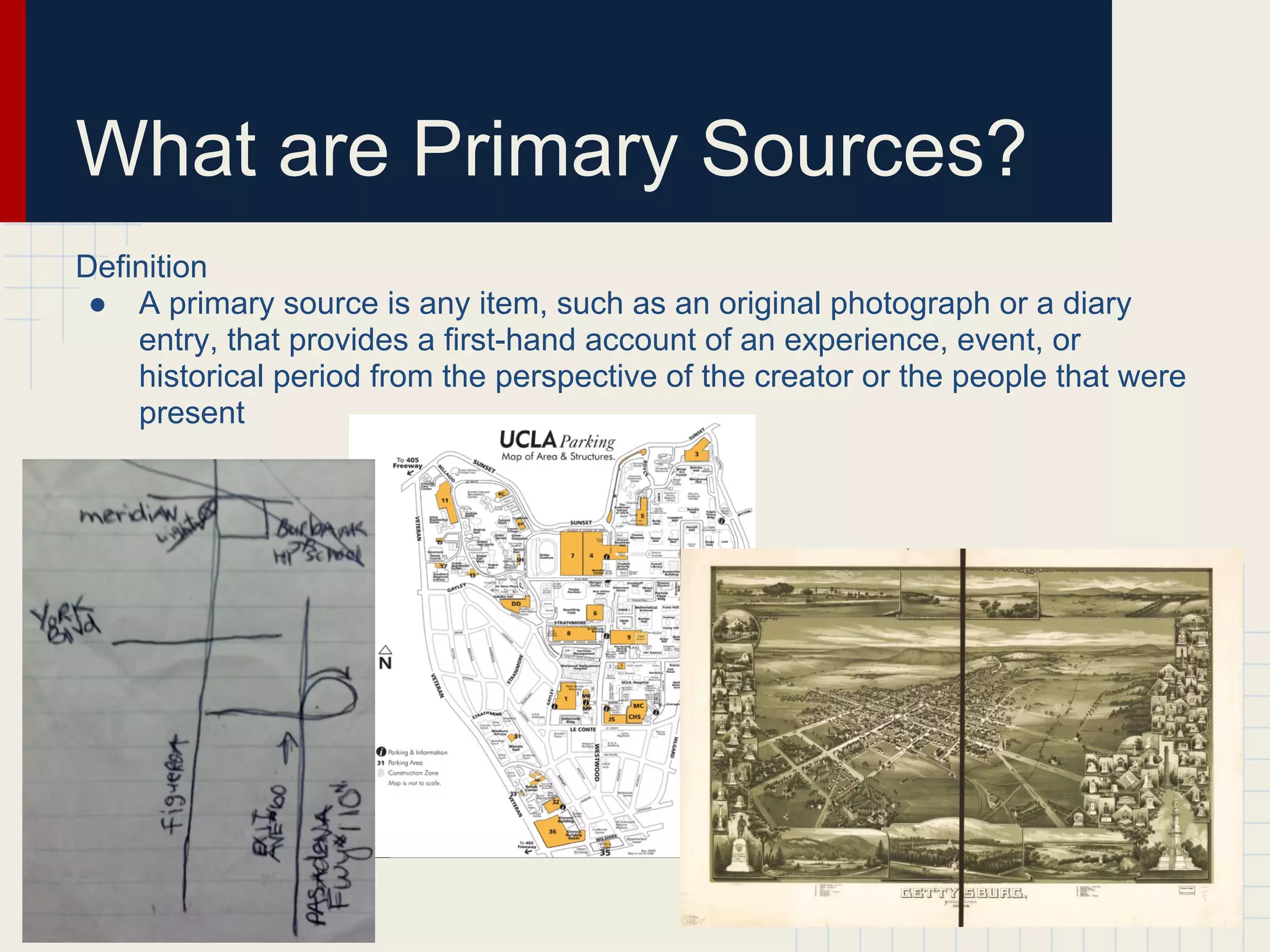 Lesson 6 primary sources