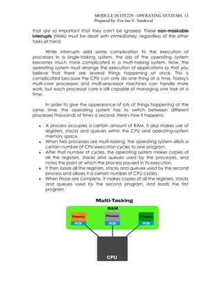 Lesson 6 Processor Management | DOC