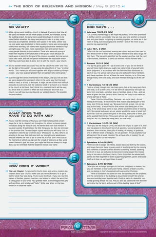 Lesson 6 | Real Time – faith | Sabbath School | Second Quarter 2015 | PDF