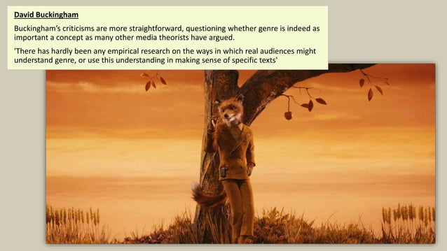 Representation and genre | PPTX | Genres