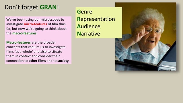 Representation and genre | PPTX | Genres