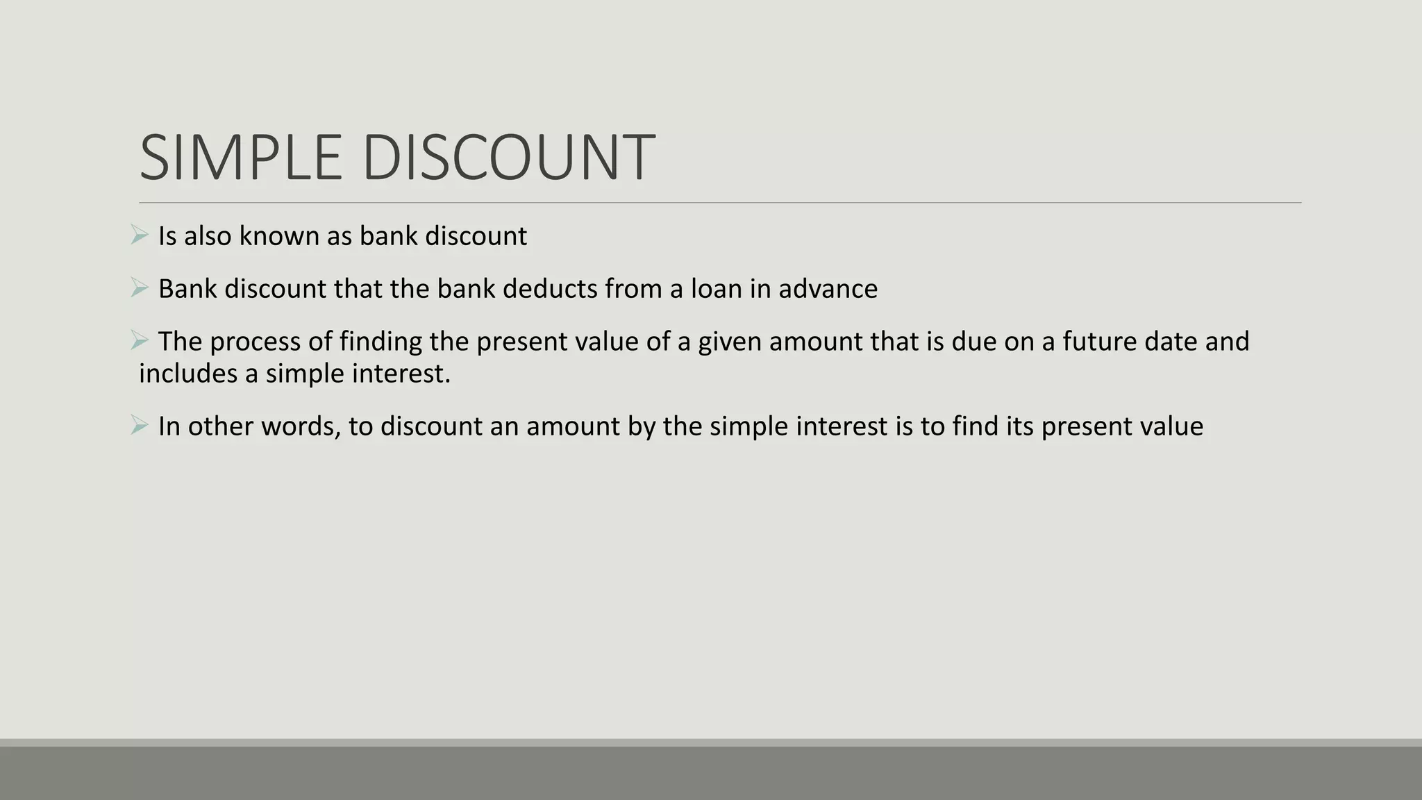 Lesson 6 simple discount | PPTX