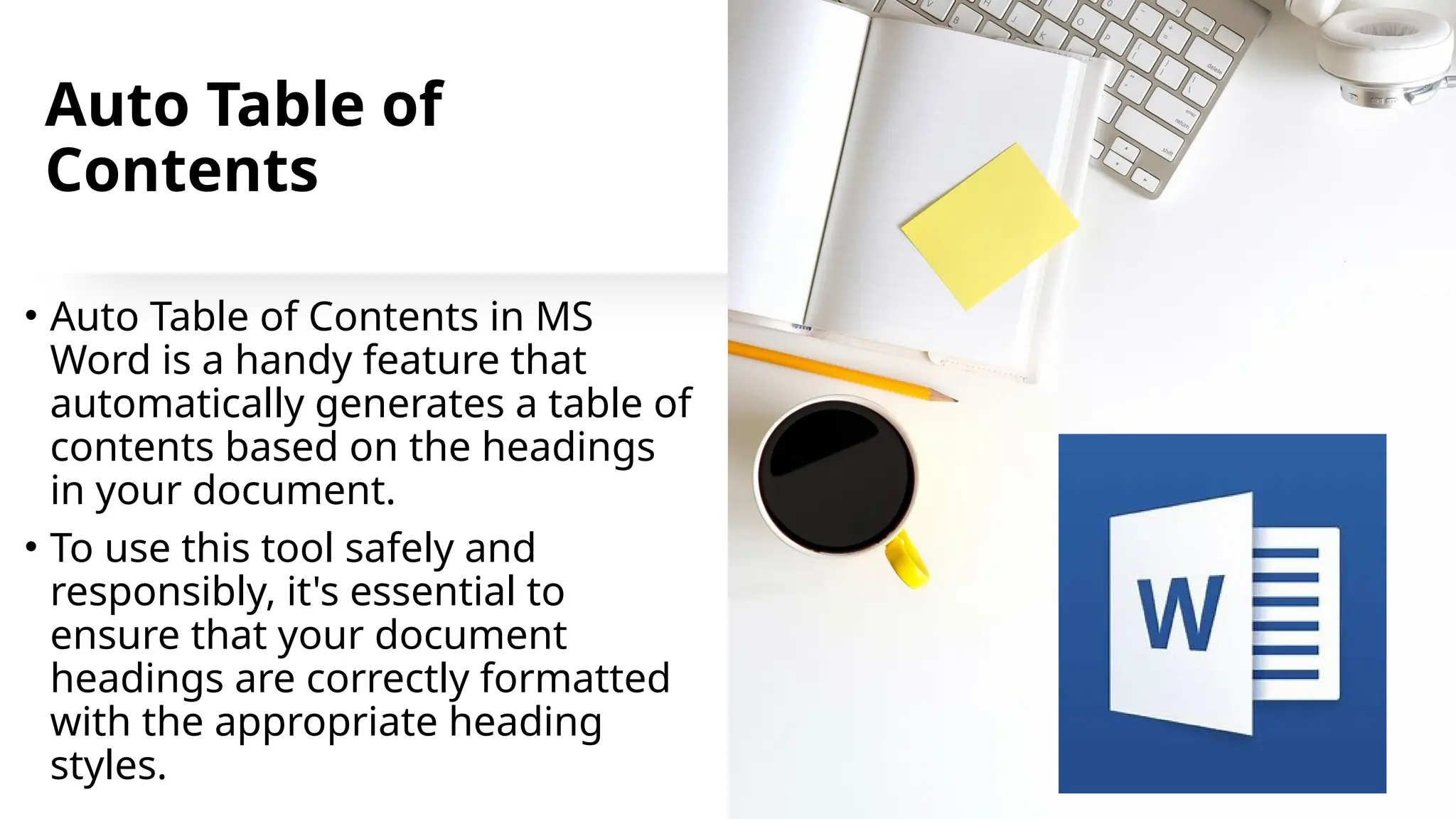 Grade 7 ICT Lesson 6 - Word Processing Software (Page Break, Auto ...