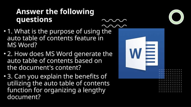 Grade 7 ICT Lesson 6 - Word Processing Software (Page Break, Auto ...