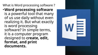 Grade 7 ICT Lesson 6 - Word Processing Software (Page Break, Auto ...