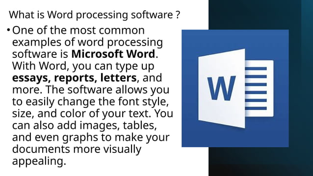 Grade 7 ICT Lesson 6 - Word Processing Software (Page Break, Auto Tables).pptx | Desktop ...