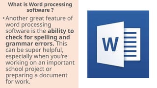 Grade 7 ICT Lesson 6 - Word Processing Software (Page Break, Auto ...