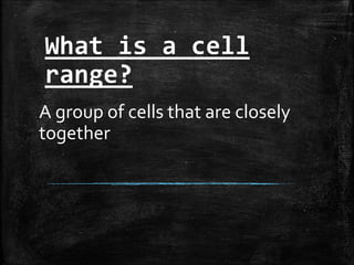 spreadsheet.ppt | Technology & Computing