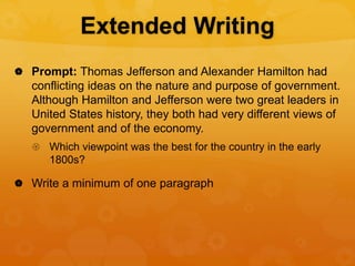 Hamilton v Jefferson | PPT
