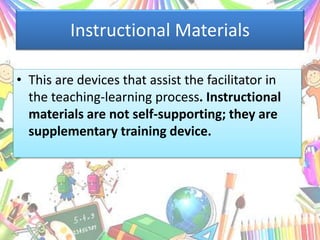 Lesson 6 and 7 using and evaluating instructional materials | PPTX