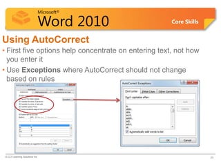 Word Lesson 6A Proofing | PPTX