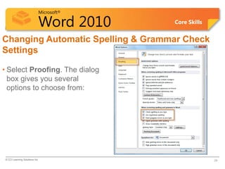 Word Lesson 6A Proofing | PPTX