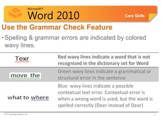 Word Lesson 6A Proofing | PPTX