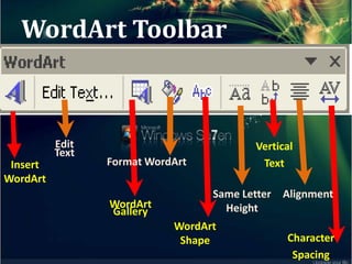 Autoshape and word art (for ygroup) | PPTX | Desktop Publishing ...