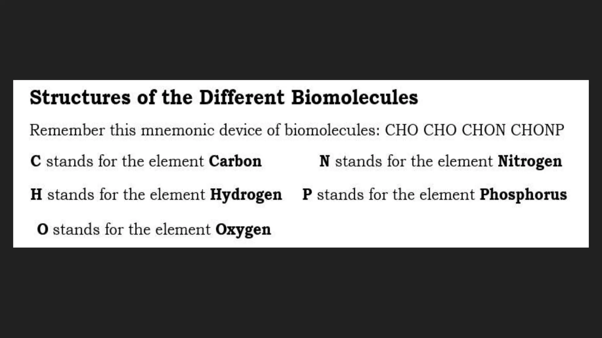 Lesson 6 Biomolecules of Physical Science Module.pptx