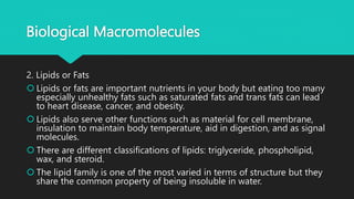Lesson 6 Biomolecules of Physical Science Module.pptx