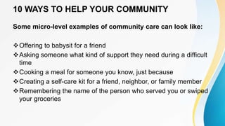 LESSON 6 CARING FOR COMMUNITY.pptx
