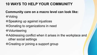 LESSON 6 CARING FOR COMMUNITY.pptx