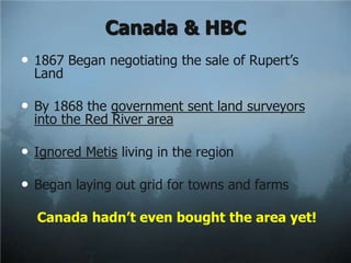Lesson 6 changes to red river settlement | PPTX