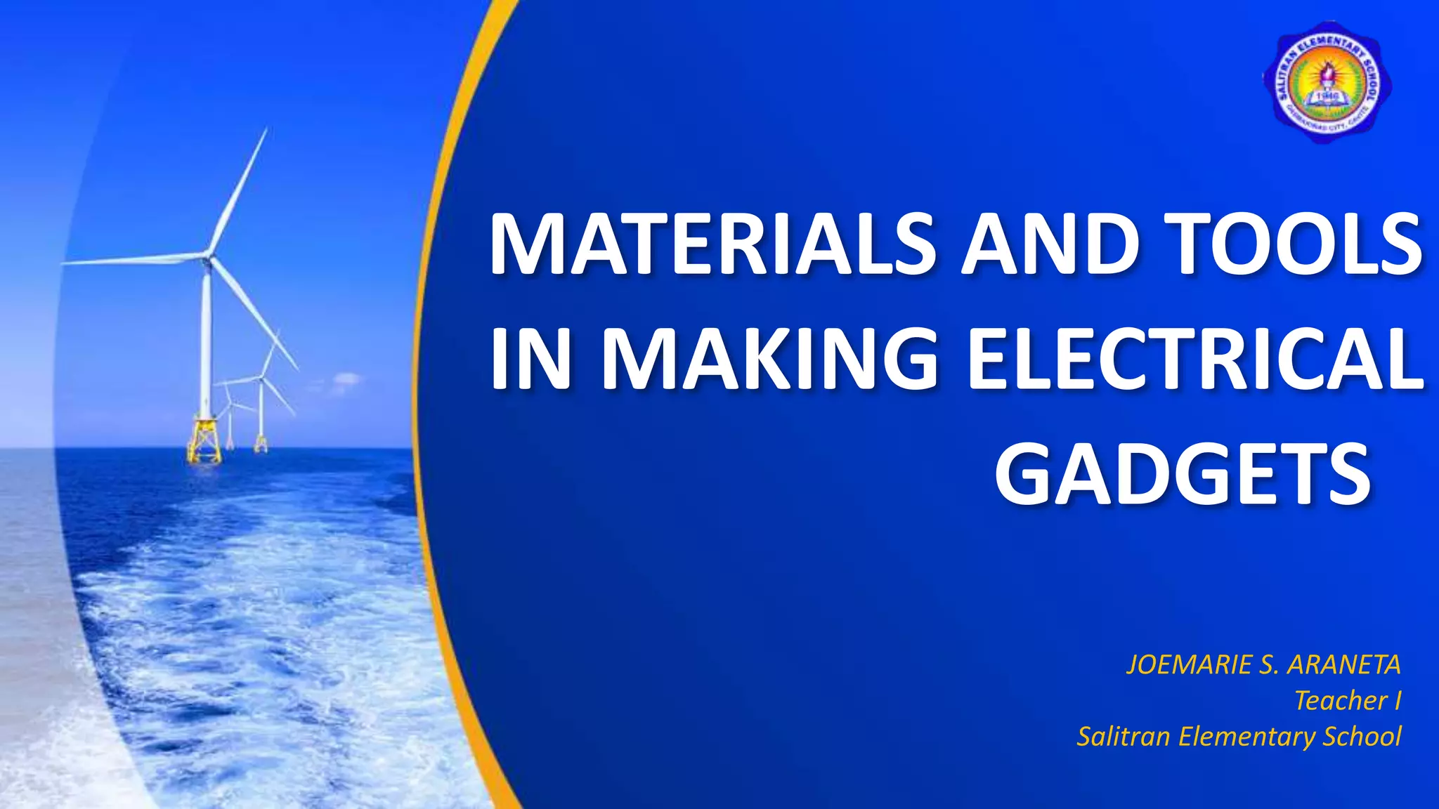 Lesson 6 conducting simple electrical gadgets | PPTX