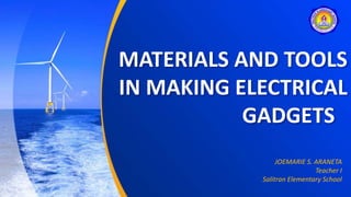 Lesson 6 conducting simple electrical gadgets | PPTX