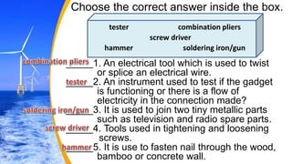 Lesson 6 conducting simple electrical gadgets | PPTX