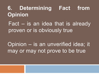 Reading_Lesson 6 Critical Reading as Looking for Ways of Thinking | PPTX