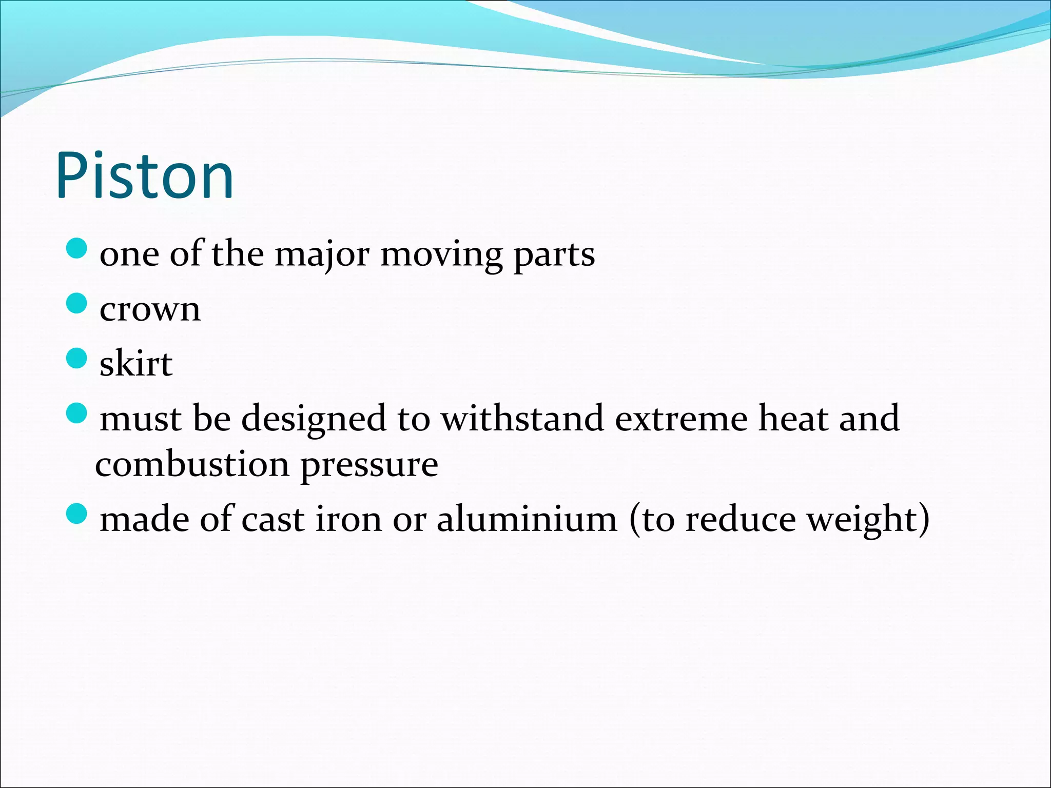 Lesson6 diesel enginecomponents | PPT
