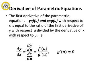 Lesson 6 differentials parametric-curvature | PPT