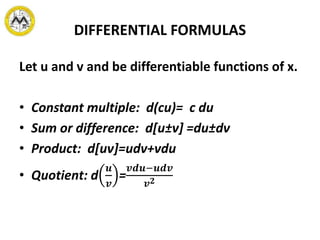 Lesson 6 differentials parametric-curvature | PPT