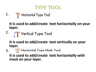Adobe Photoshop: Drawing and Type tool | PPTX