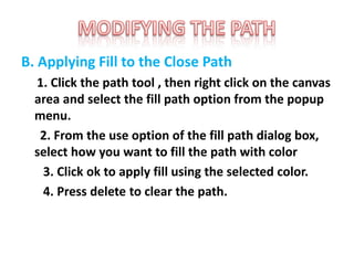 Adobe Photoshop: Drawing and Type tool | PPTX | Graphics Software ...