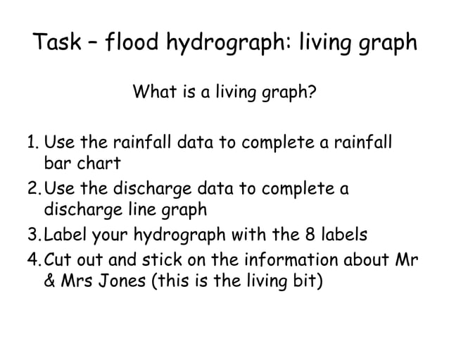 Lesson 6 factors affecting discharge (hydrographs) | PPTX | Geography | Science