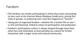 Lesson 6 Fandom Media | PPT