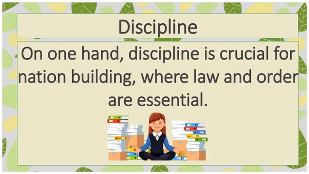 Lesson 6 i am a filipino with self discipline | PPT
