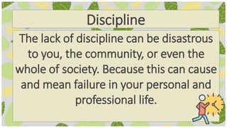 Lesson 6 i am a filipino with self discipline | PPTX