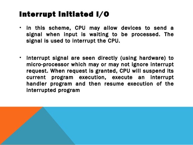 Input Output Operations