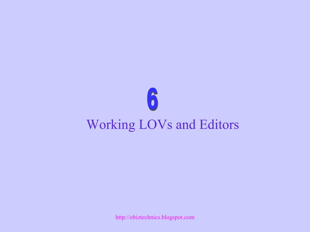 Oracle Forms Creation-List of Values (LOV) | PPT Oracle Forms Creation-List of Values (LOV) | PPT