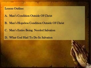 Lesson 6 man's need | PPTX