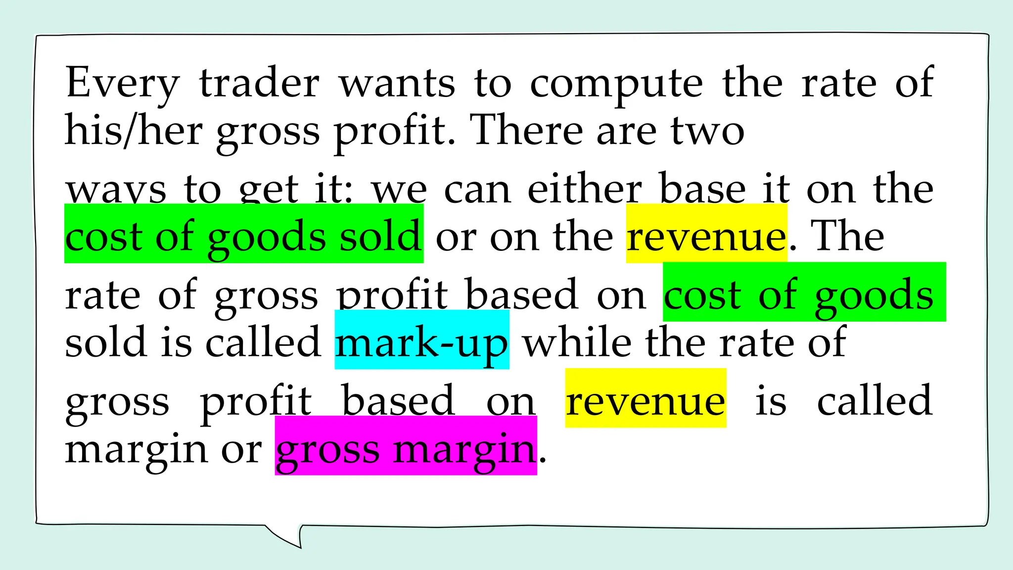 Lesson 6 Mark Up and Margin Practice Material | PPTX