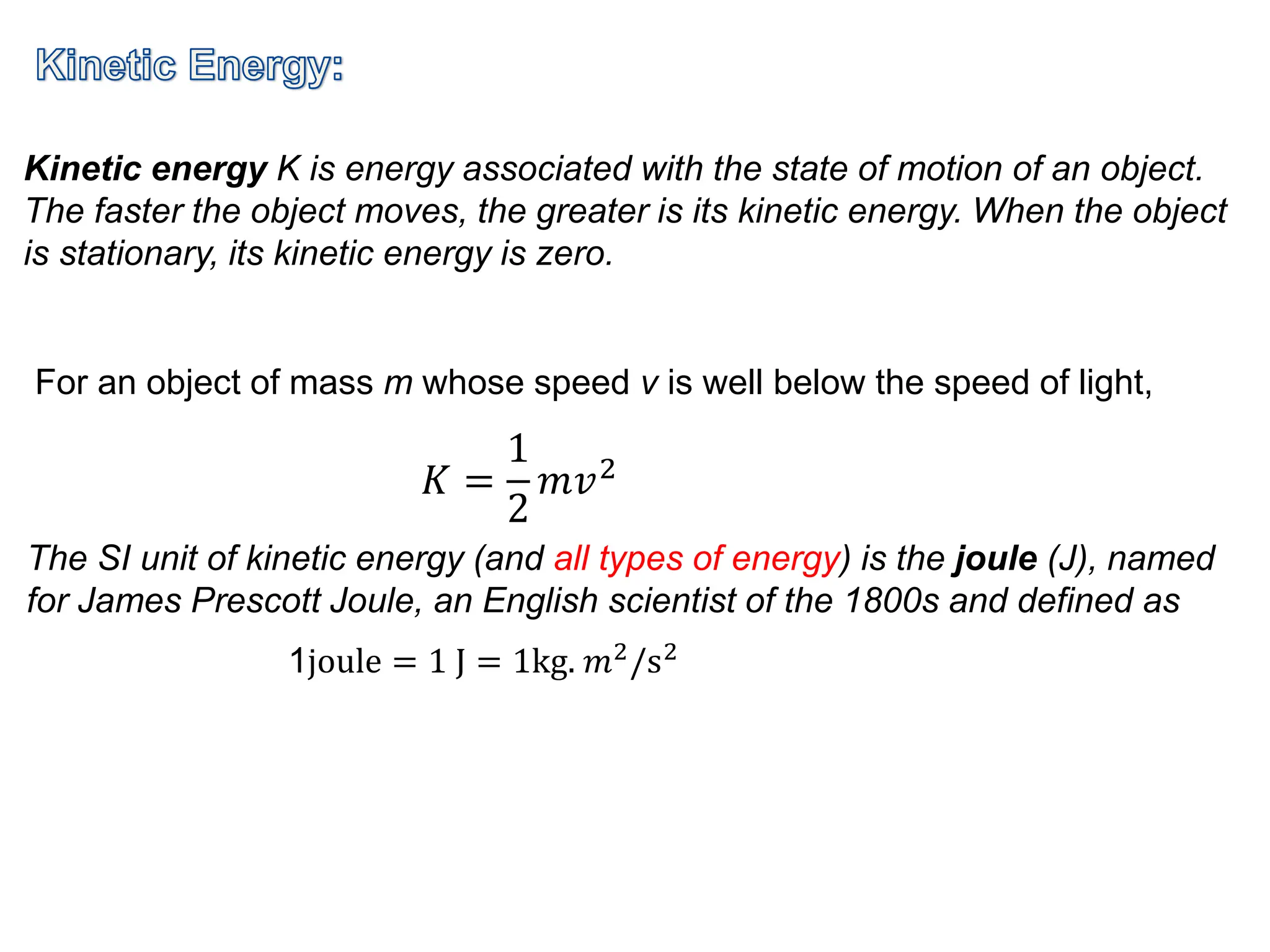 force and motion kinetic energy and work aiub | PDF