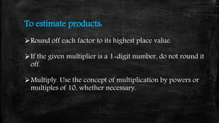 Lesson 6 multiplication | PPT
