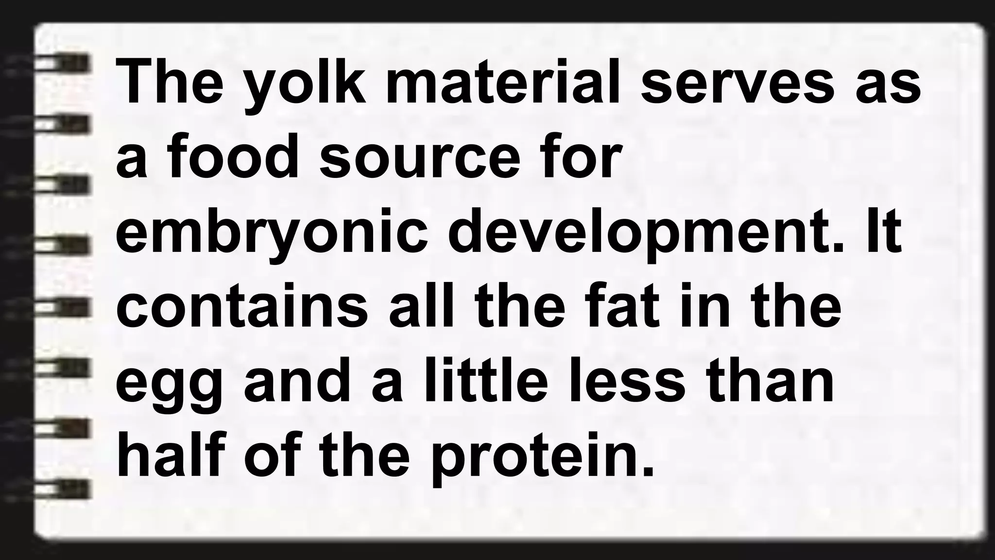 Lesson 6 Physical Structure and Composition of Egg | PPTX