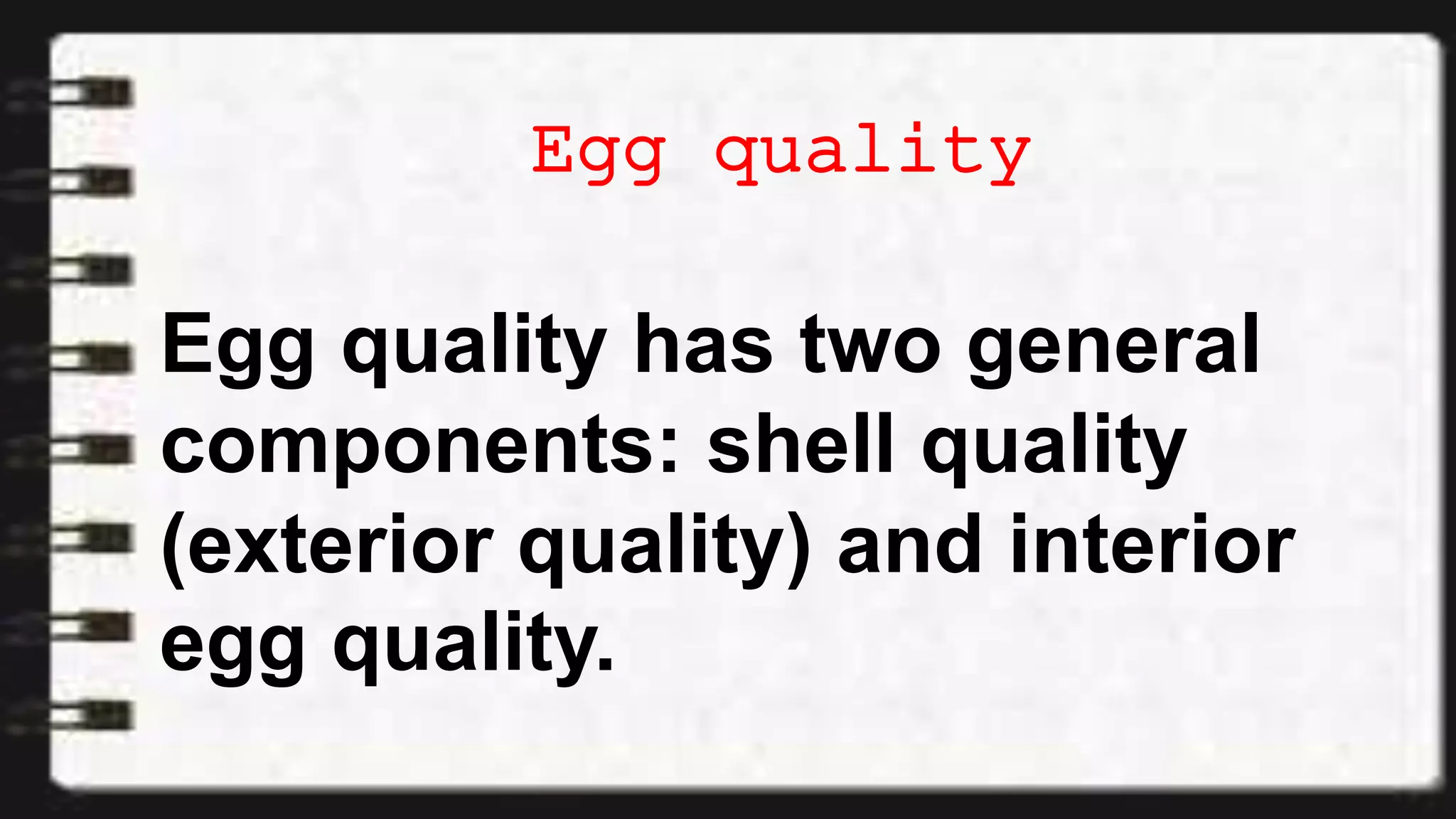 Lesson 6 Physical Structure and Composition of Egg | PPTX