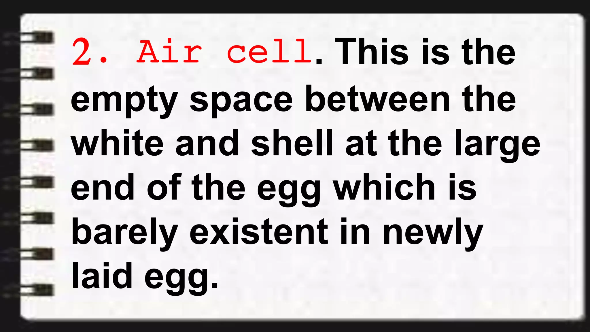 Lesson 6 Physical Structure and Composition of Egg | PPTX