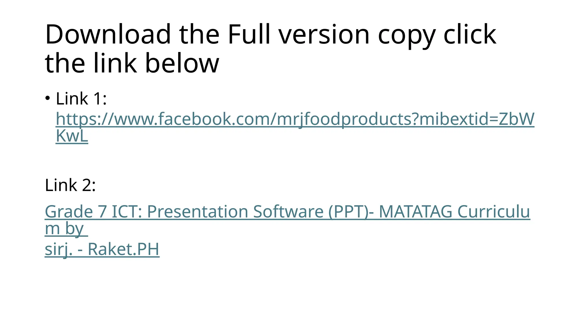 Grade 7 ICT: Presentation Software- MATATAG Curriculum.pptx