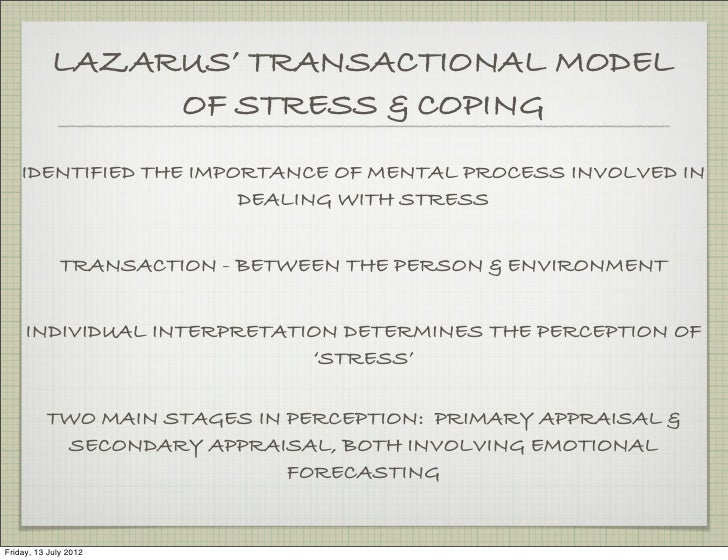 Lesson 6 psycholcogical derterminants of the stress response