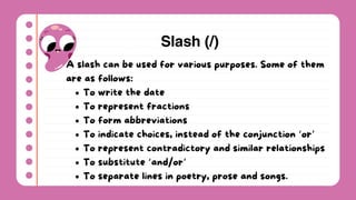 Punctuation and its Use in English Grammar | PDF