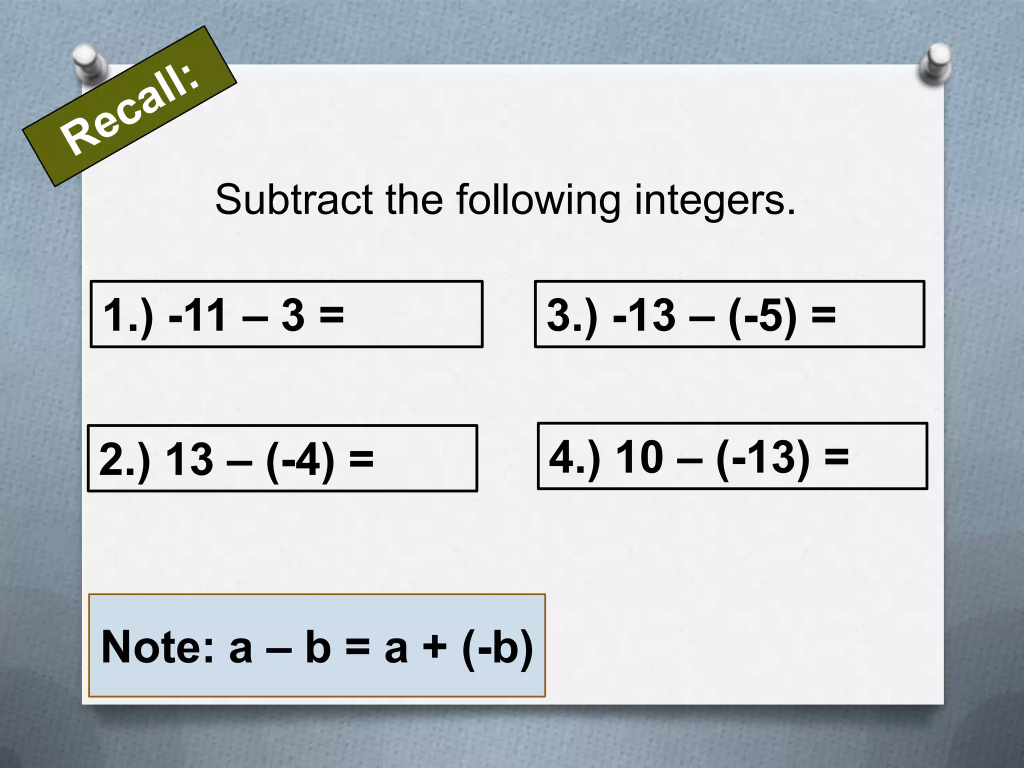 Lesson 6 subtraction of polynomials | PPSX