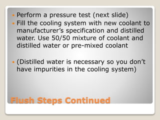 Lesson 6 the cooling system | PPTX